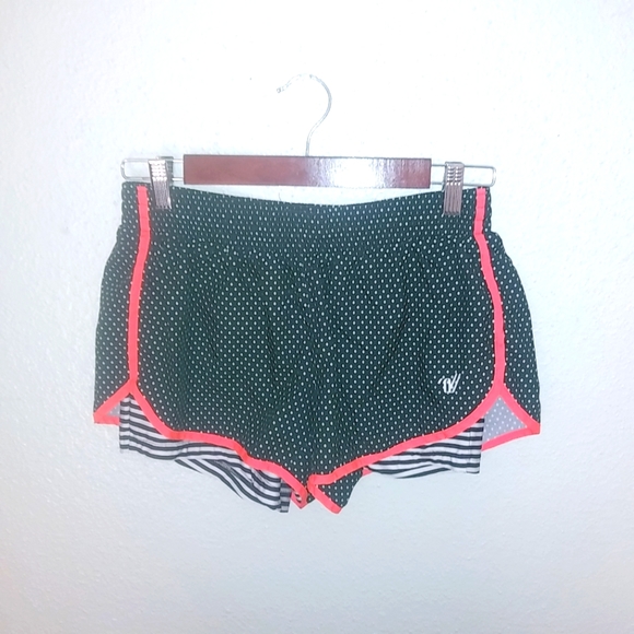 Varsity | Shorts | Varsity Spirit S Black Pink Sports Running Shorts ...